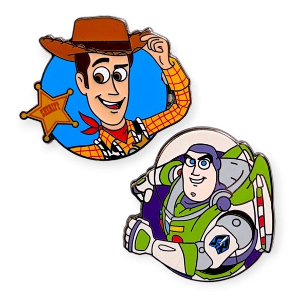 Disney | Jewelry | Toy Story 4 Disney Pins Woody And Buzz Lightyear ...